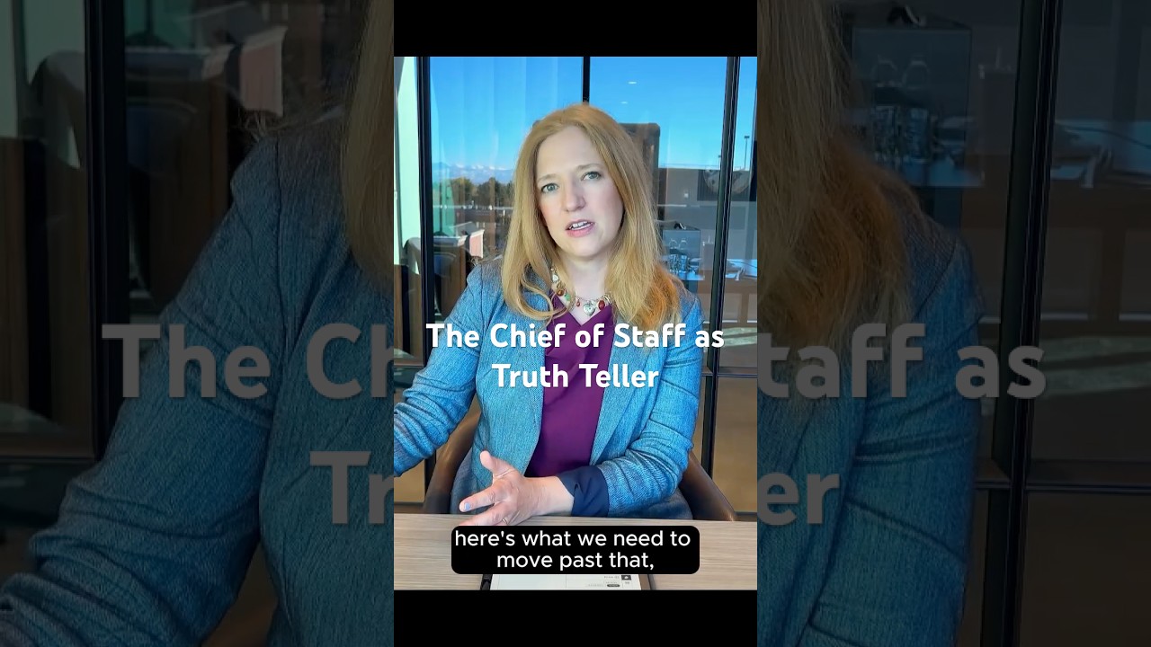 The Chief of Staff as Truth Teller - Rebecca Balliet - Canopy Advisory ...